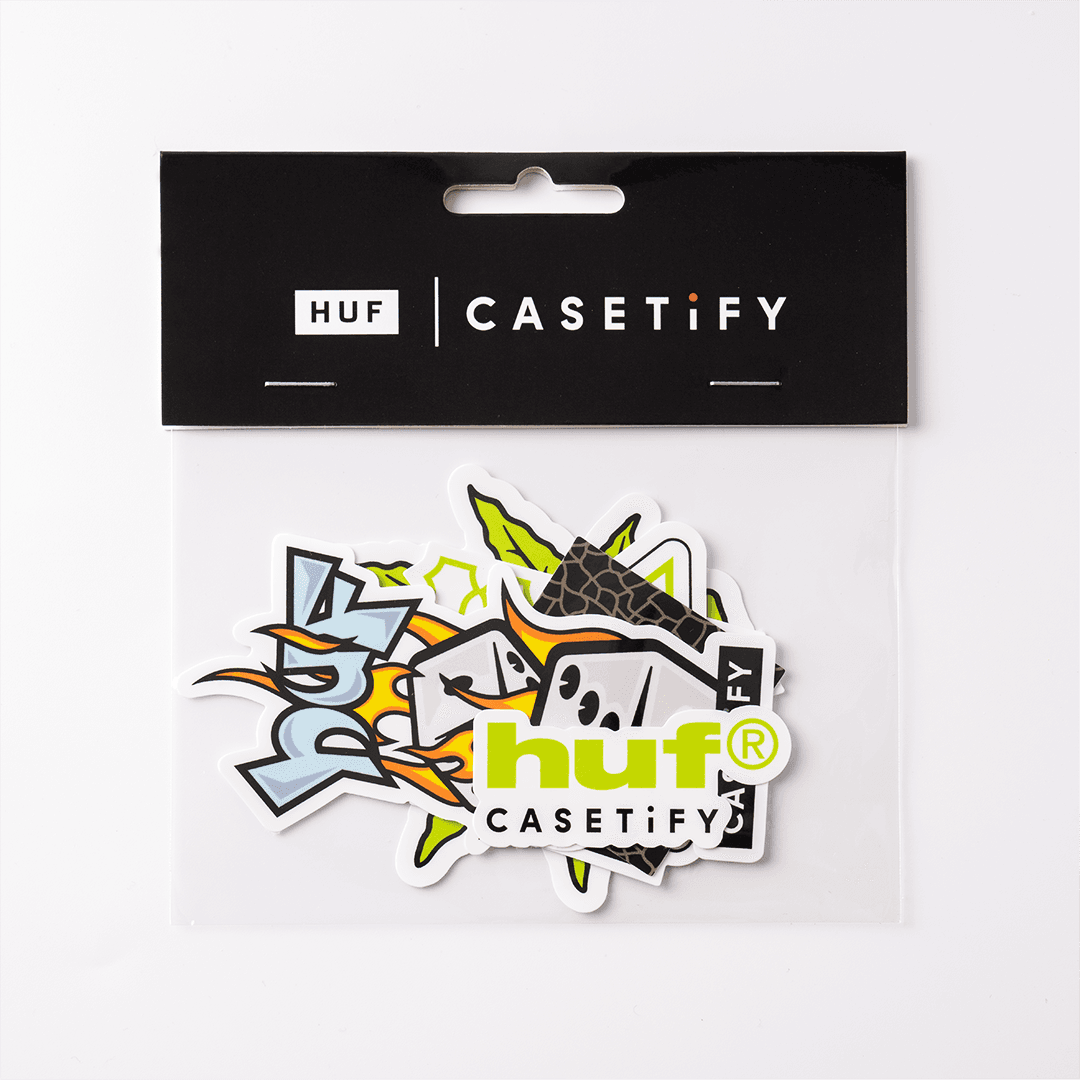 HUF Worldwide Sticker Pack – CASETiFY
