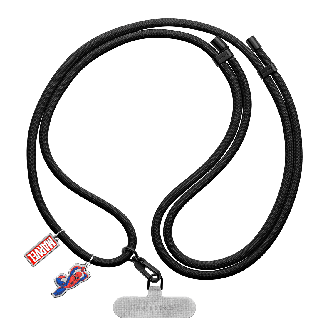 Spider-Man Rope Cross-body Strap with Card - Black – CASETiFY (DE)